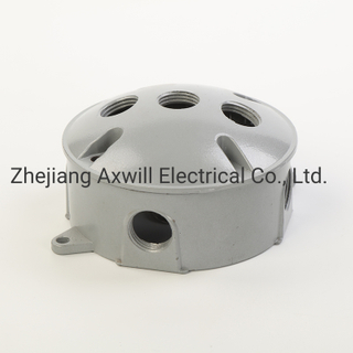 China Round Conduit Body Junction Box 5 Nos 1/2 3/4 Knockouts ...