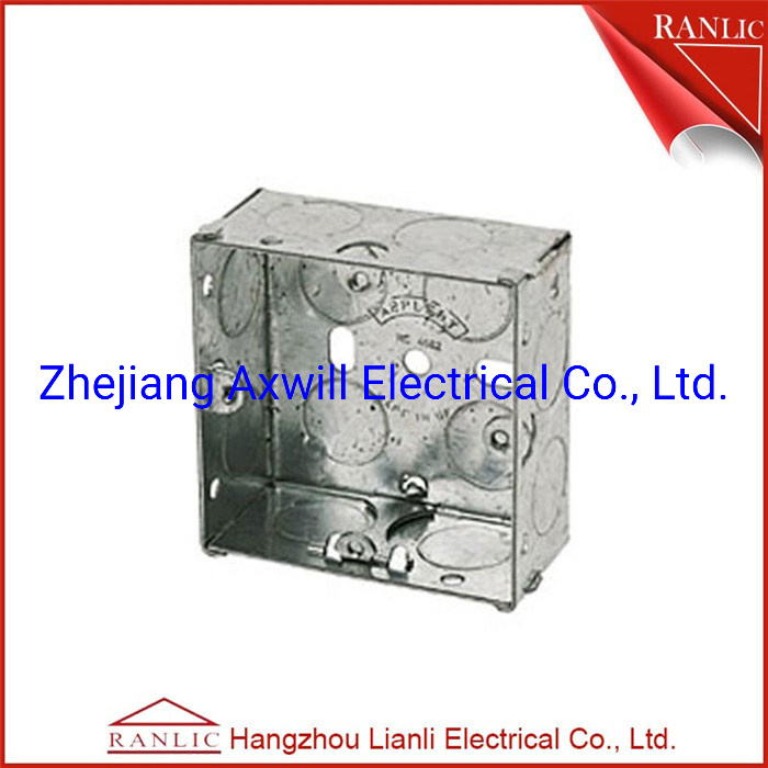 One Gang Galvanized Steel Gi Conduit Box