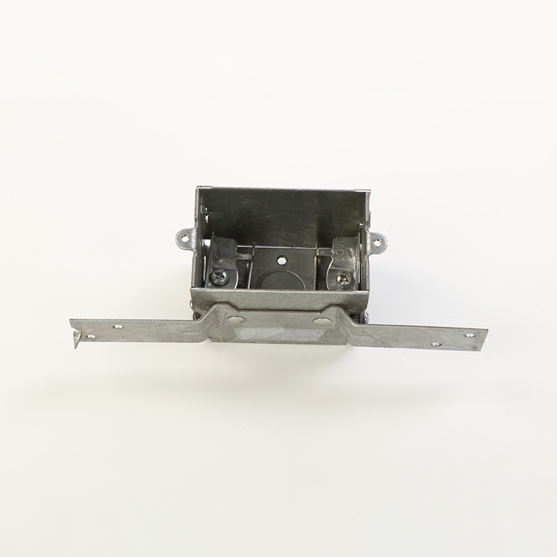 Steel Outlet Box Adjustable Mud Ring 3/4"-1-1/2"